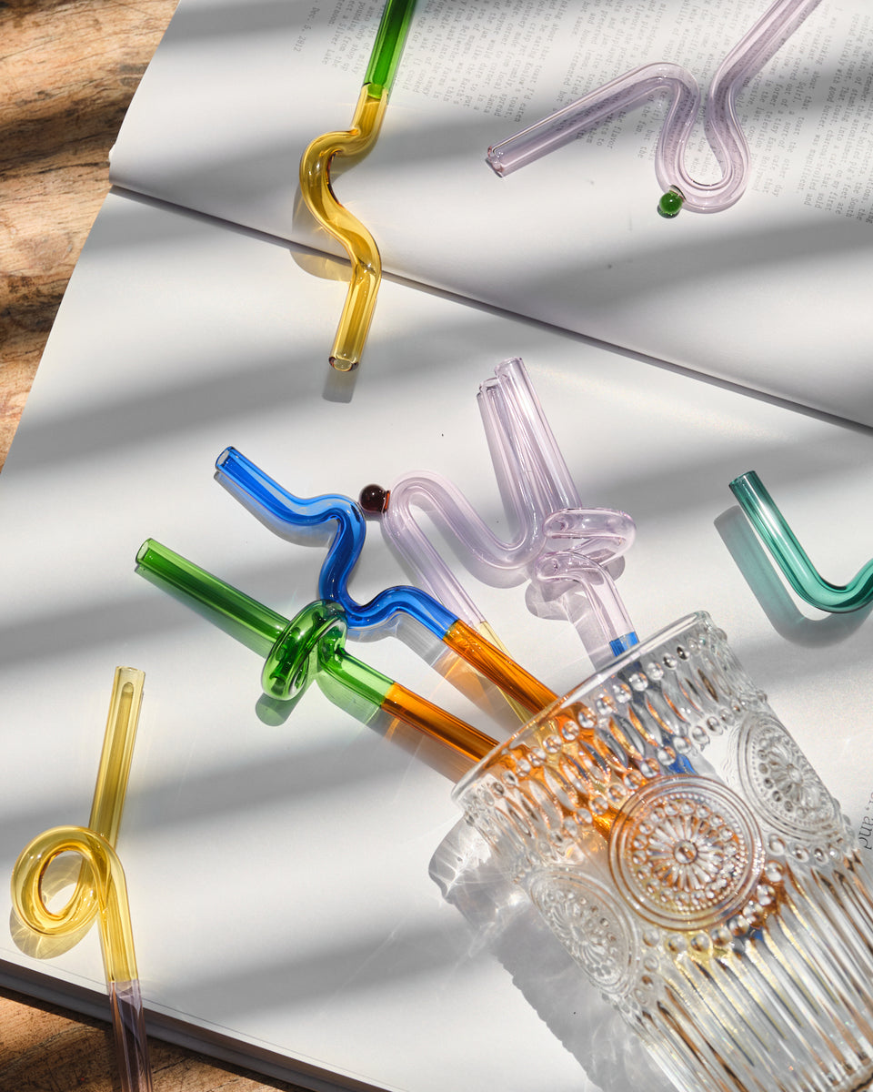 Yuzu Glass Straw – Crane Living