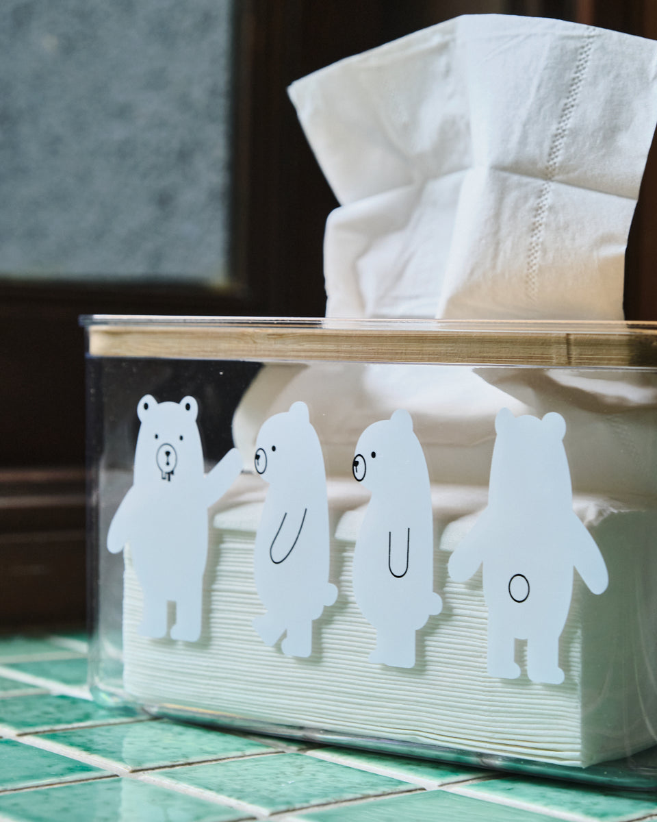 Polar Bear Tissue Box – Crane Living